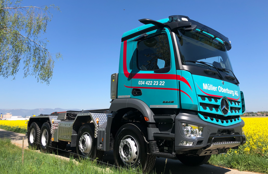 Müller Oberburg AG – Neuer Mercedes Benz Arocs 3246 mit VDL ...